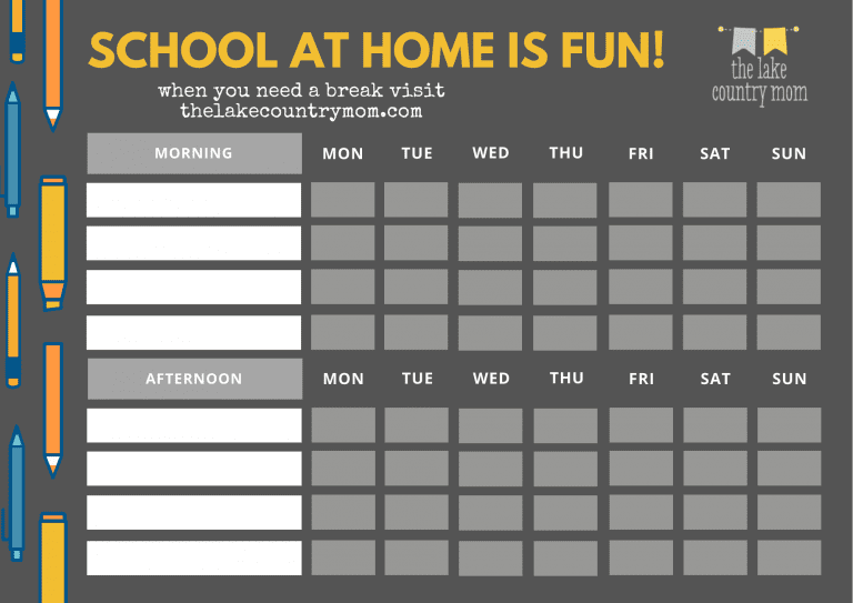 Free templates for your life at home to stay organized - The Lake ...